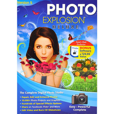 Photo Explosion 5.0 Deluxe Imaging & Bonus Album Plus Software ~ Brand ...
