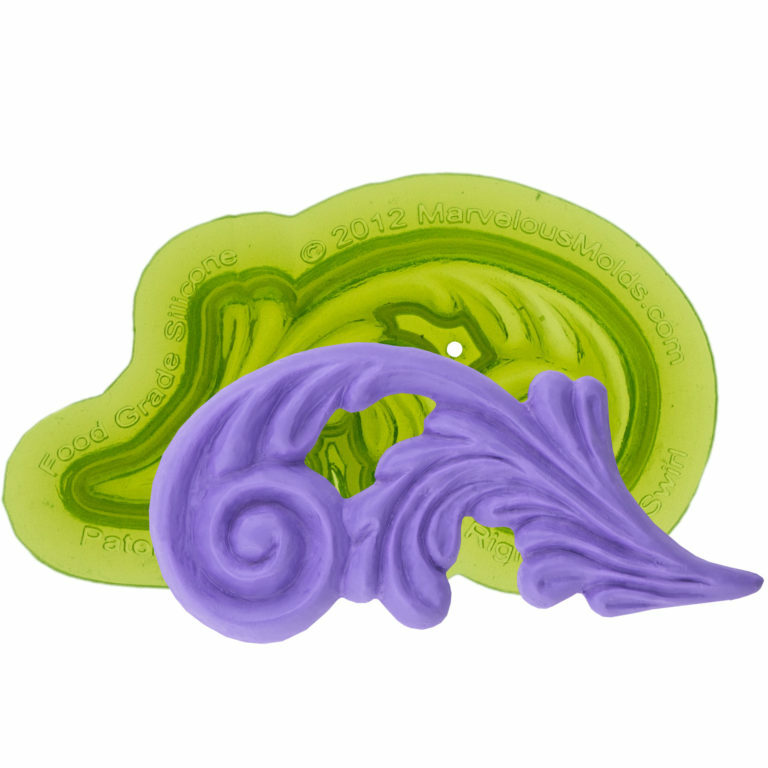 Marvelous Moulds - Right Prime Swirl Scroll Mould | eBay