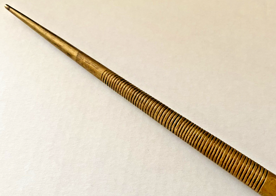 Rare 1960's Tibetan Brass Sand Pipe Chak-pur / Monastic Size (46cm ...