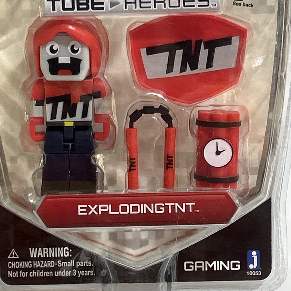2015 Tube Heroes Exploding TNT Pack with Figure & Tools Set TOY NEW ...