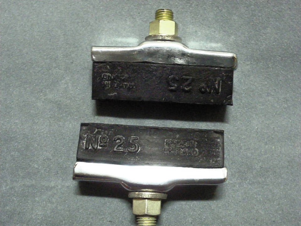 Raleigh Phillips Bicycle Rod Brake Pads pair w/Chrome NOS New | eBay