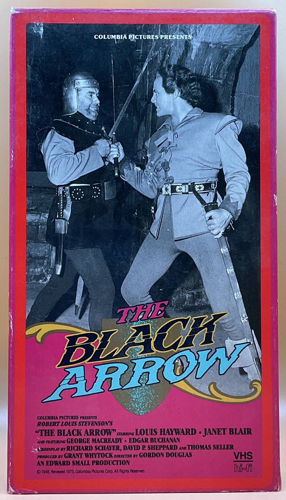 The Black Arrow VHS 1948, 1989 **Buy 2 Get 1 Free** 43396609983| eBay