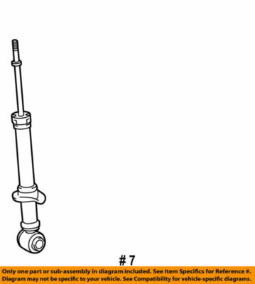 48530-80443 Toyota Absorber assy, shock, rear rh 4853080443, New ...