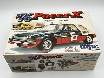 Vintage 1975 MPC 1976 '76 AMC Pacer X Car 1/25 Scale Model Kit - 1-7601 ...