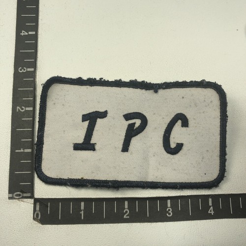 Used As-Is-Rough I P C IPC Advertising Patch 99NS | eBay