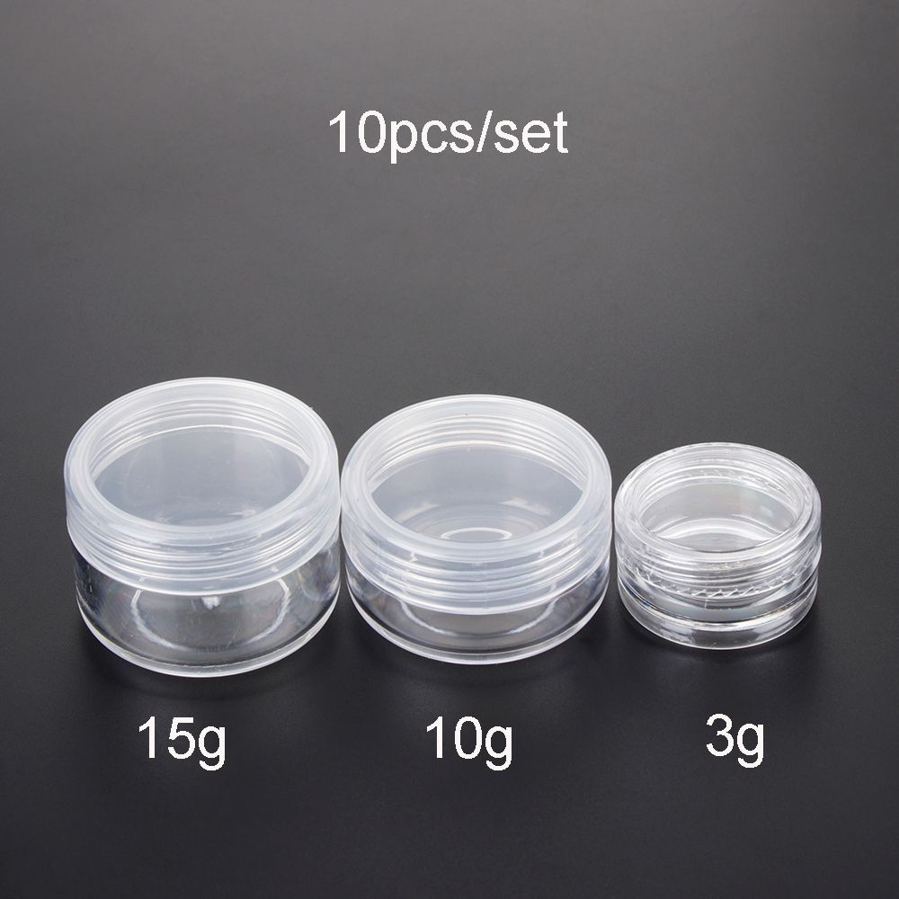 Can Transparent Makeup Container Cosmetic Jar Storage Boxes Sample ...