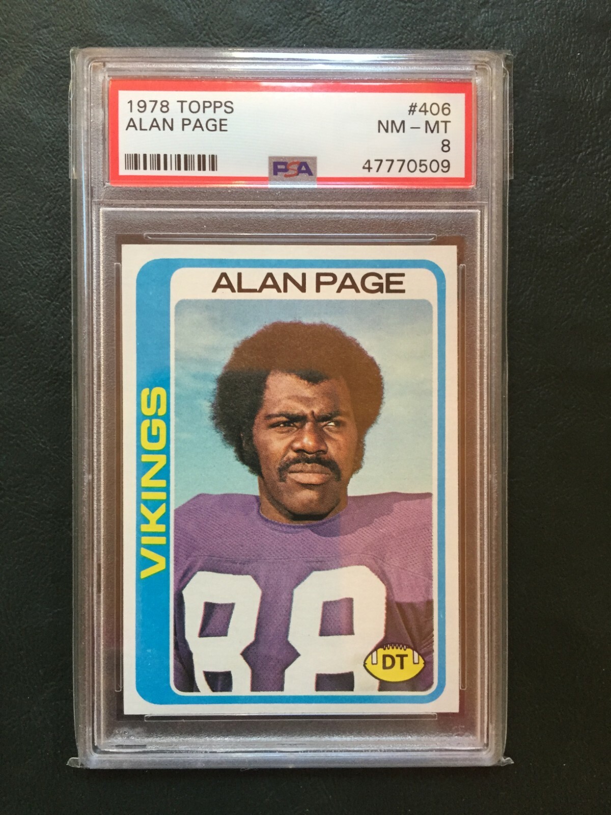 1978 TOPPS ALAN PAGE #406 PSA 8 | eBay