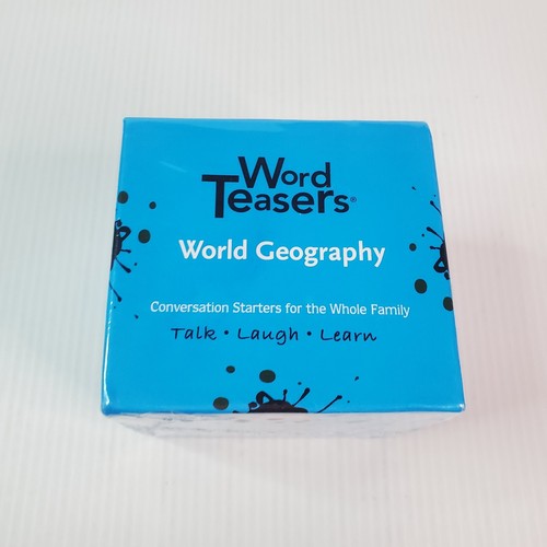 Word Teasers Game World Geography Talk Laugh Learn Fun Family Game NEW ...
