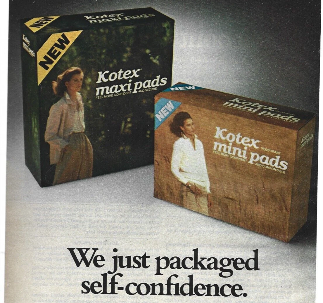 1980s Kotex Ads