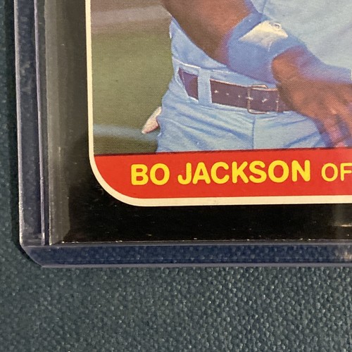 1987 Leaf #35 Bo Jackson Error Rookie RC Baseball Card Royals **RATED ...