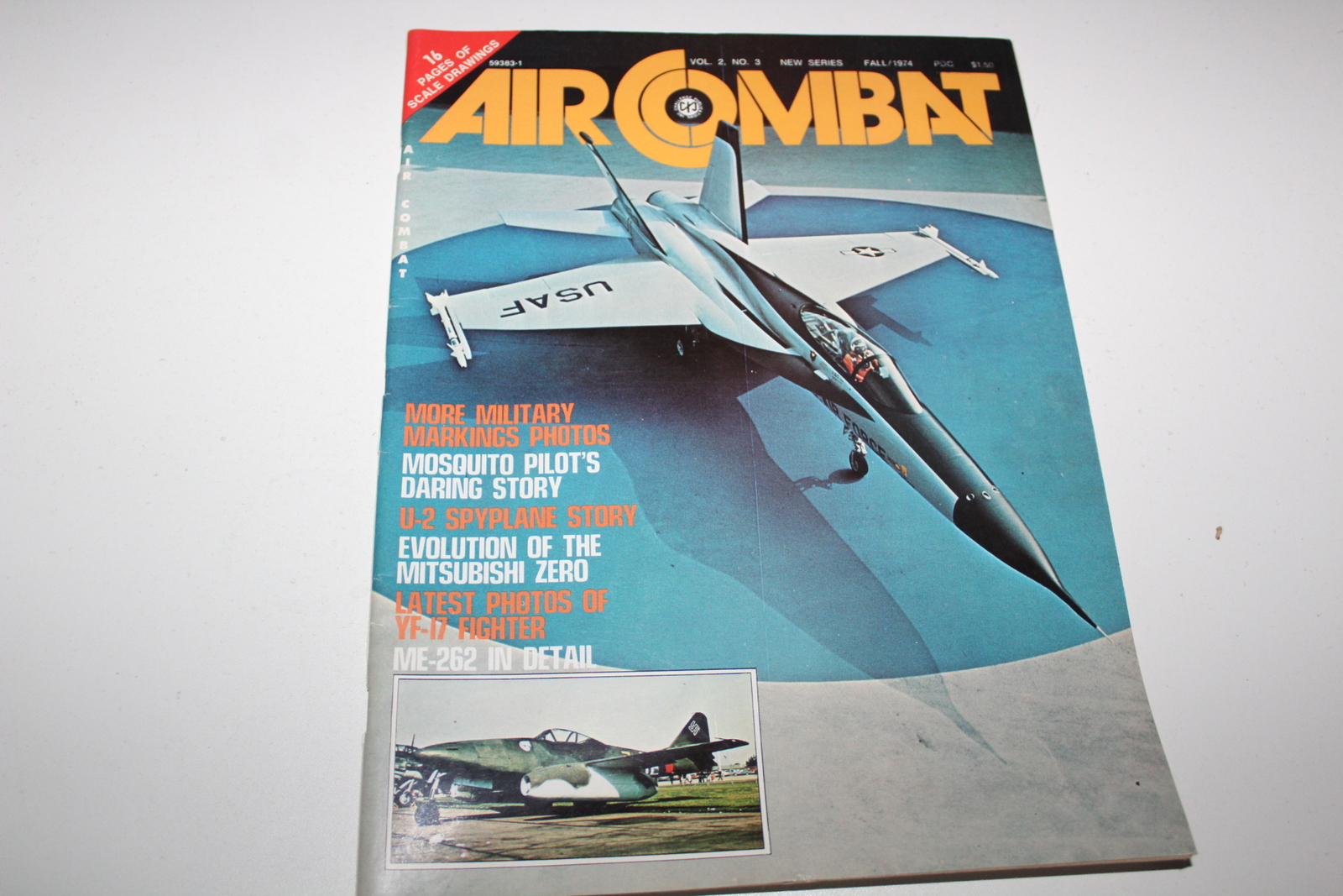 Vintage AIR COMBAT Magazine Vol. 2 No. 3 Fall 1974 | eBay