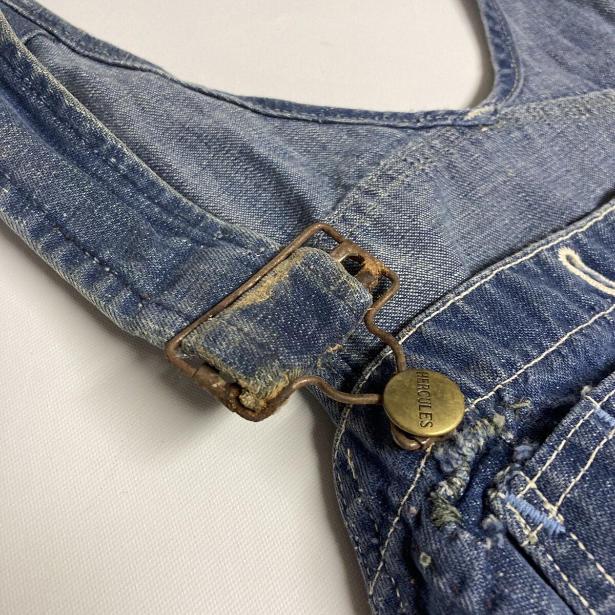 Vintage 40s-50s Hercules Sears Roebuck Denim Bib Jeans Vintage 40s-50s Hercules Sears Roebuck Denim Bib Jeans