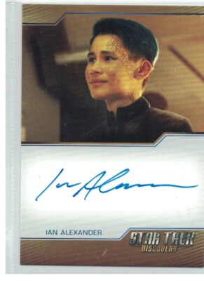 Star Trek Discovery Season 3 auto card Ian Alexander as Grey Tal ...