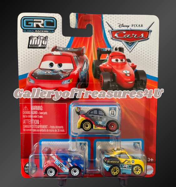 Disney Cars Mini Racers GRC Francesco Todoroki Tractor Luigi Tex Dinoco ...