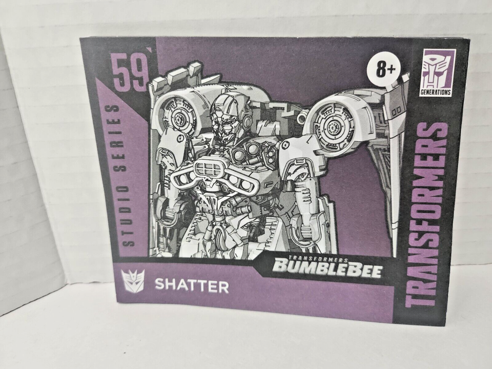 Transformers Studio Series 59 Bumblebee Movie Jet Mode Shatter Deluxe ...