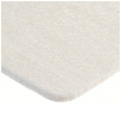 3/8" Thickness 72" Wide x 10 Ft. White Industrial Polypropylene Felt ...
