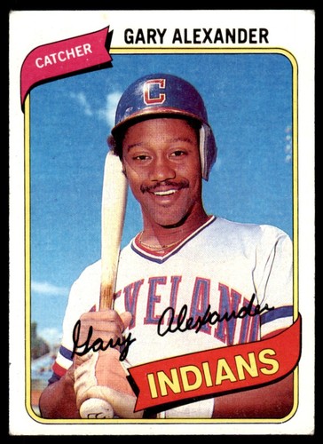 1980 TOPPS GARY ALEXANDER . CLEVELAND INDIANS #141 | eBay
