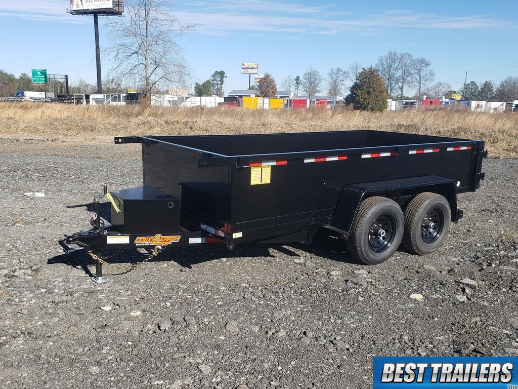 2024 down 2 earth 6 x 12 dump trailer economy landscaping dump farm ...