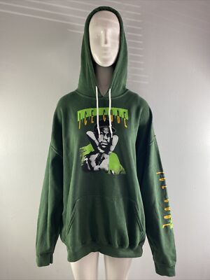 NWT Merch Traffic Mens Ice Cube Peace Sign Pullover Hoodie Green Size ...