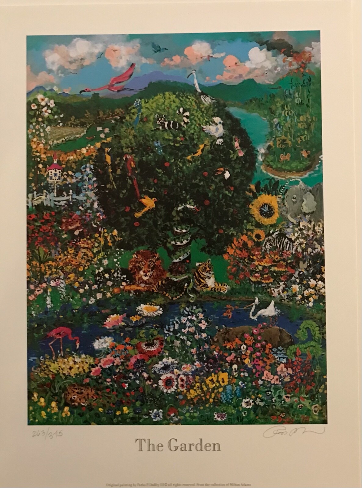 "The Garden" by Parks Duffey art print Limited Edition signed and ...