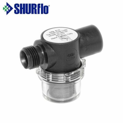 Shurflo Strainer Twist On In-line Water Filter 1/2" Threaded Motorhome ...