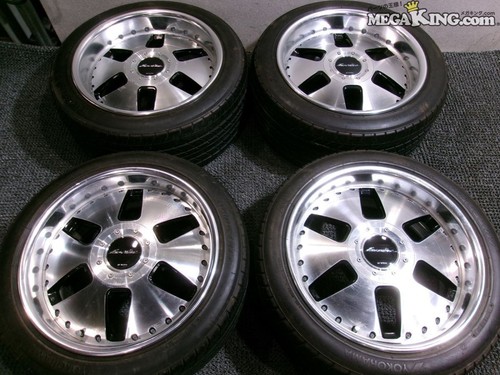 JDM WORK work Euroline 17 inch wheels 8J+35 9J+35 4 holes 5 holes mult ...