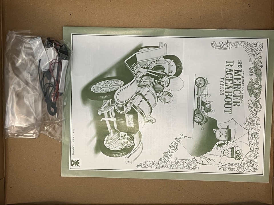 1/16 Fuman / Bandai 1913 Mercer Raceabout Type 35 Sealed Model Car Kit ...