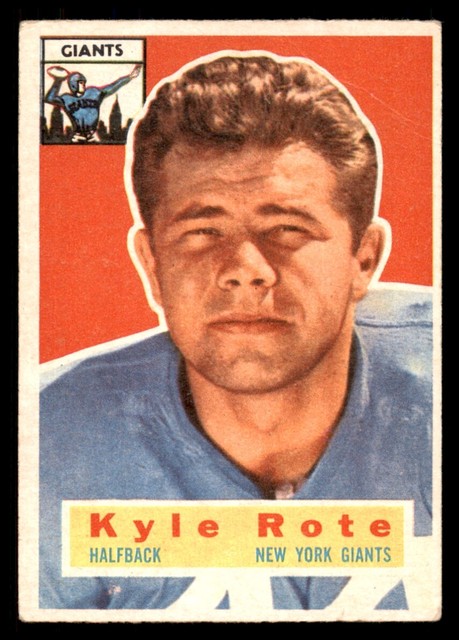 1956 Topps - #29 Kyle Rote for sale online | eBay