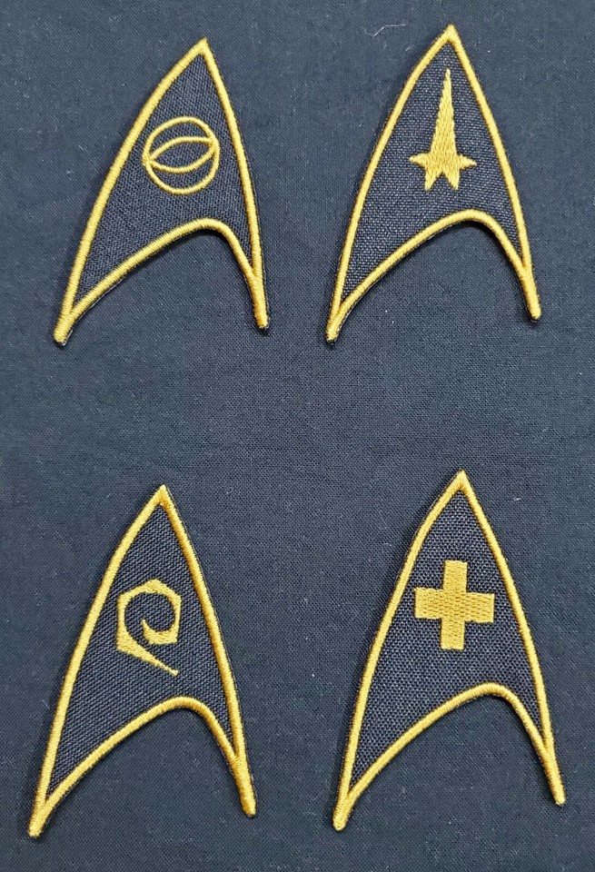 Star Trek Iron On Patch William Shatner Spock Leonard Nimoy Enterprise ...