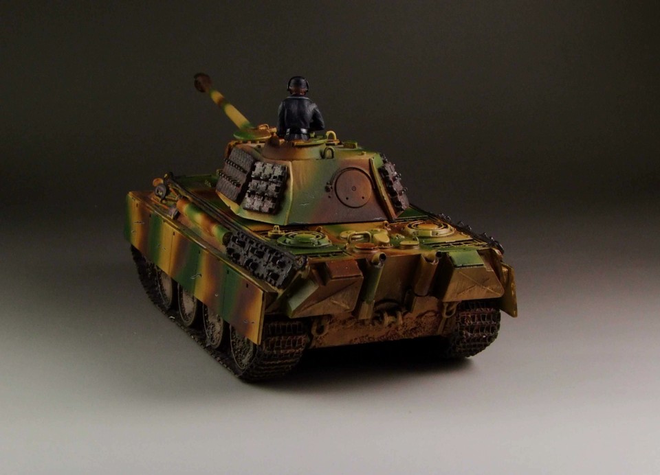 Homemade 1/35 WWII German Panther Medium Tank Painted Finished Model | eBay