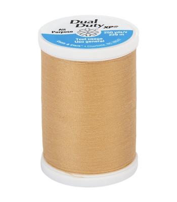 Tan Color -- All Purp. Sewing Thread, Dual Duty XP-250 yds, #S910 8120 ...