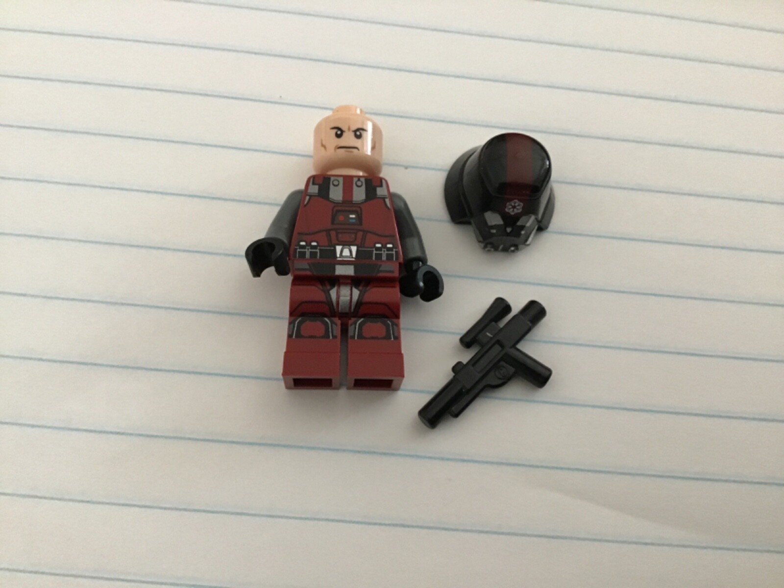 LEGO STAR WARS Red Sith Trooper Minifigure Authentic from set 75001 | eBay