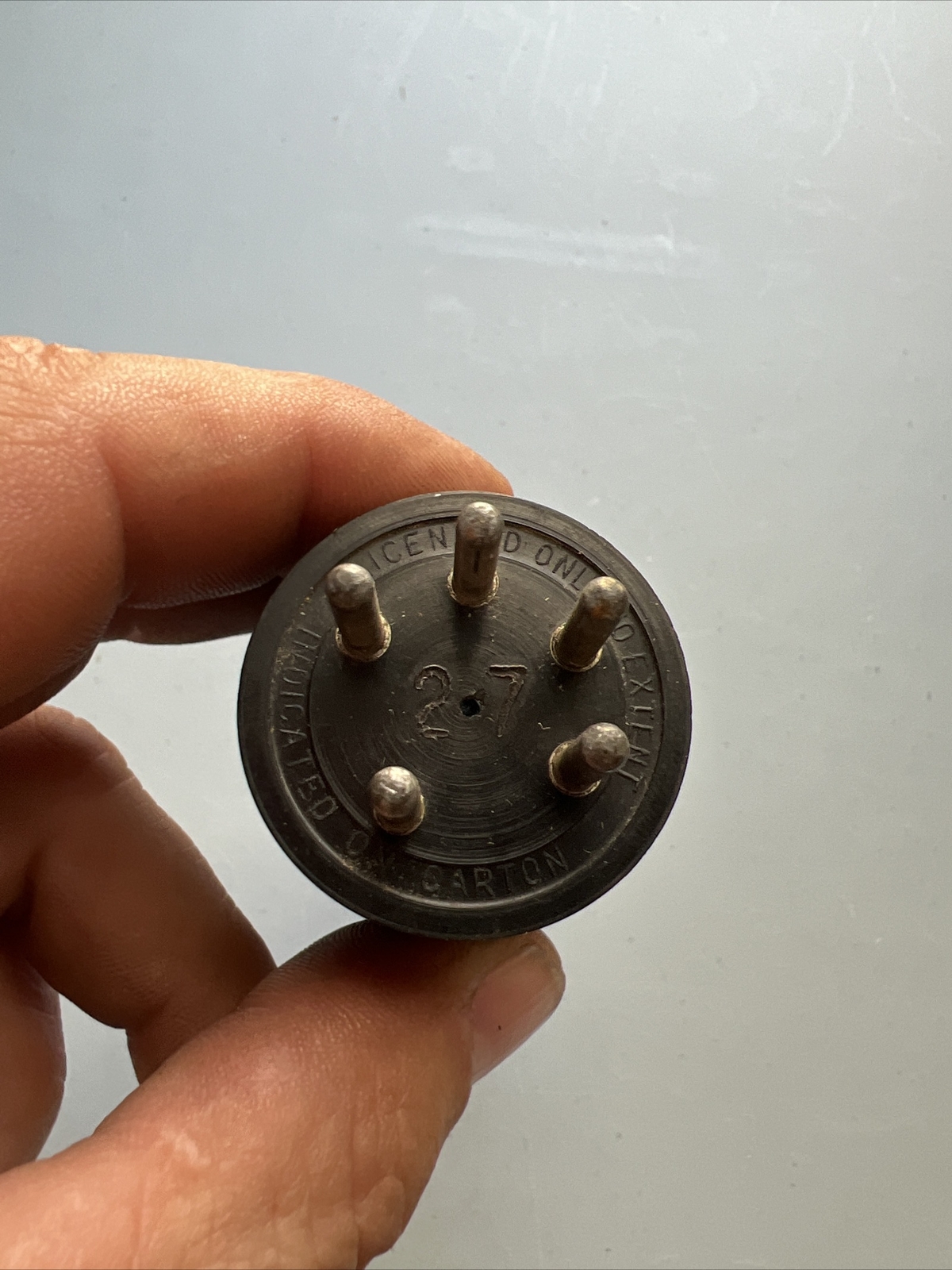 Type 551 (51) Arcturus Blue Glass Globe Balloon Audio Radio Vacuum Tube ...