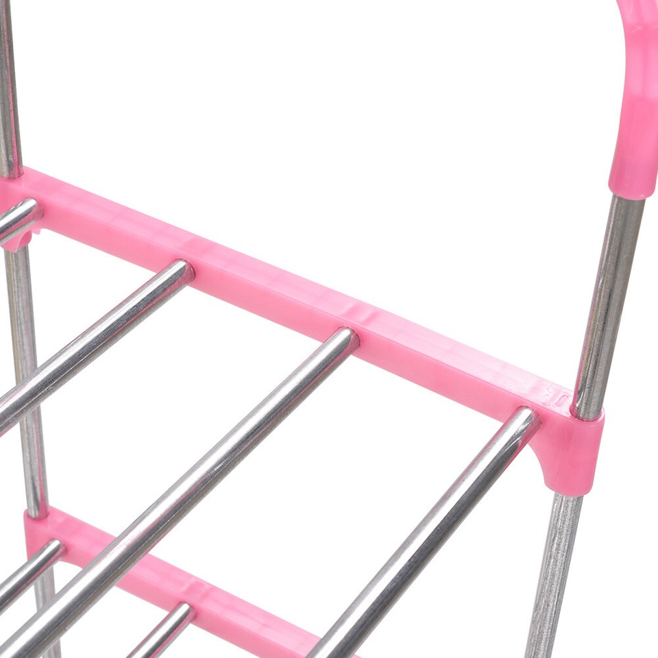 3/4/5/6/7 Tier Shoe Rack Storage Organisers Cabinet Footwear Stand ...