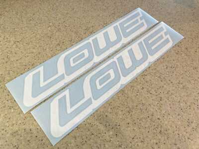 Lowe Vintage Decals White 18" Die-Cut Vinyl 2-Pak + FREE Shipping and ...