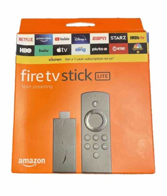 Fire TV Stick Lite with Alexa Voice Remote Lite (no TV controls) Latest ...