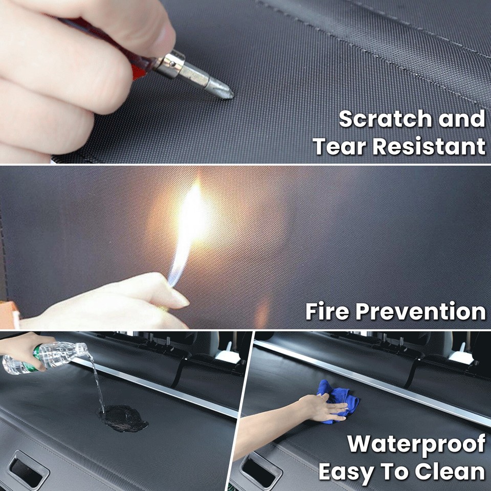 For 2013-2019 Ford Escape Rear Trunk Cargo Cover Retractable Luggage ...