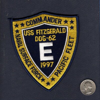 DDG-62 USS FITZGERALD BATTLE E 1997 US Navy Destroyer Ship Squadron ...