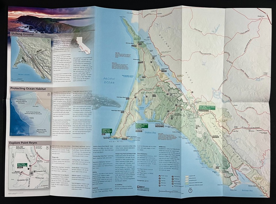 2017 Point Reyes National Seashore California NPS Official Guide ...