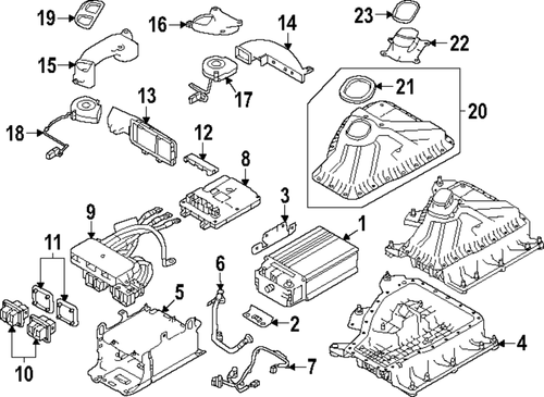 Genuine Land-Rover Battery Cover Pad LR177629 | eBay