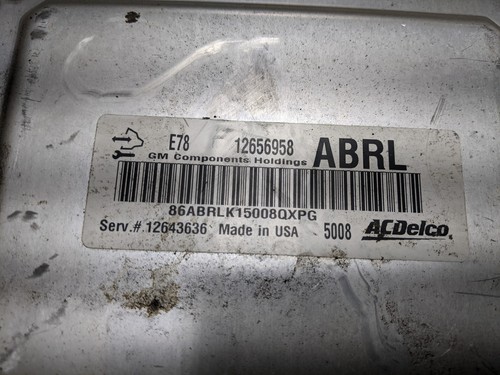 Engine Control Module ECU For 13-15 Chevrolet Trax 1.4 12656958 Turbo ...