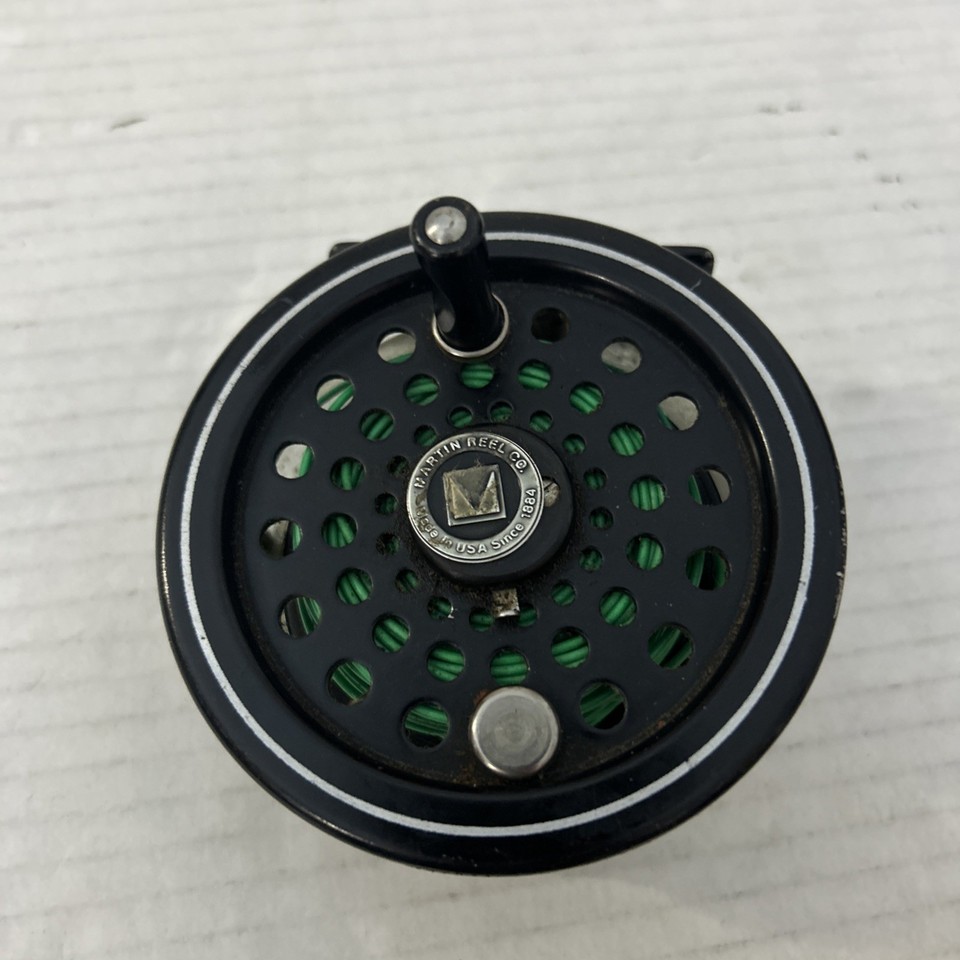 Martin Reel Trophy MT78 Fly Fishing Reel used lightweight black | eBay