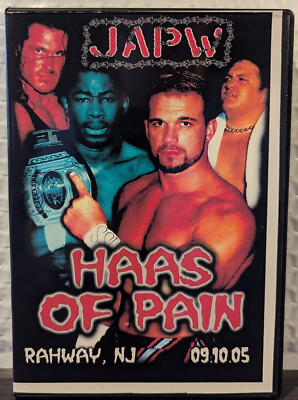 JAPW Haas of Pain indy wrestling DVD Jersey AEW NXT ROH WWE ECW | eBay