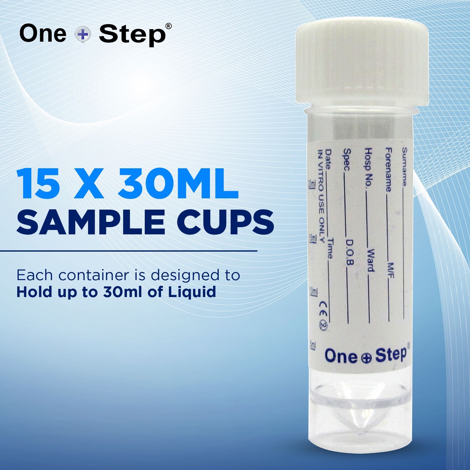 Urine Sample Bottles Specimen Containers 30ml Labelled Pots- Same As ...