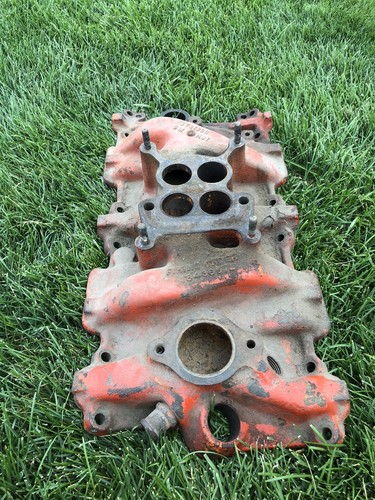 57 Chevy 283 Power Pack 4 BBL Intake Manifold 3731398 G257 Date ...