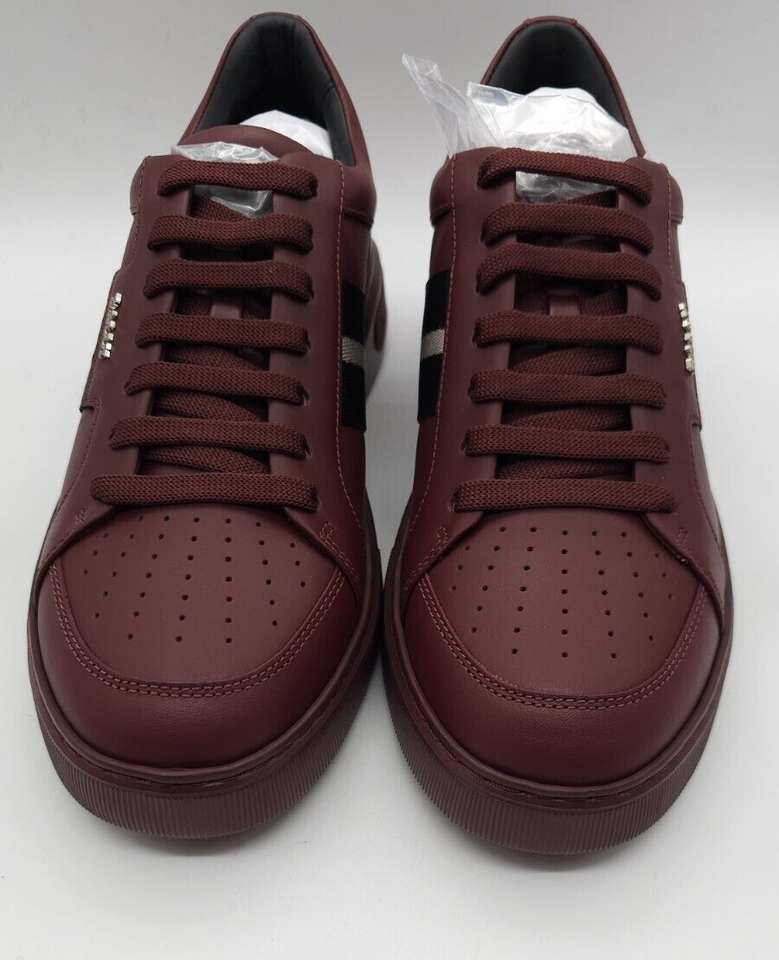 Bally Moony Men's Leather Sneakers Shoes Heritage Red US 11 MSRP $600 ...