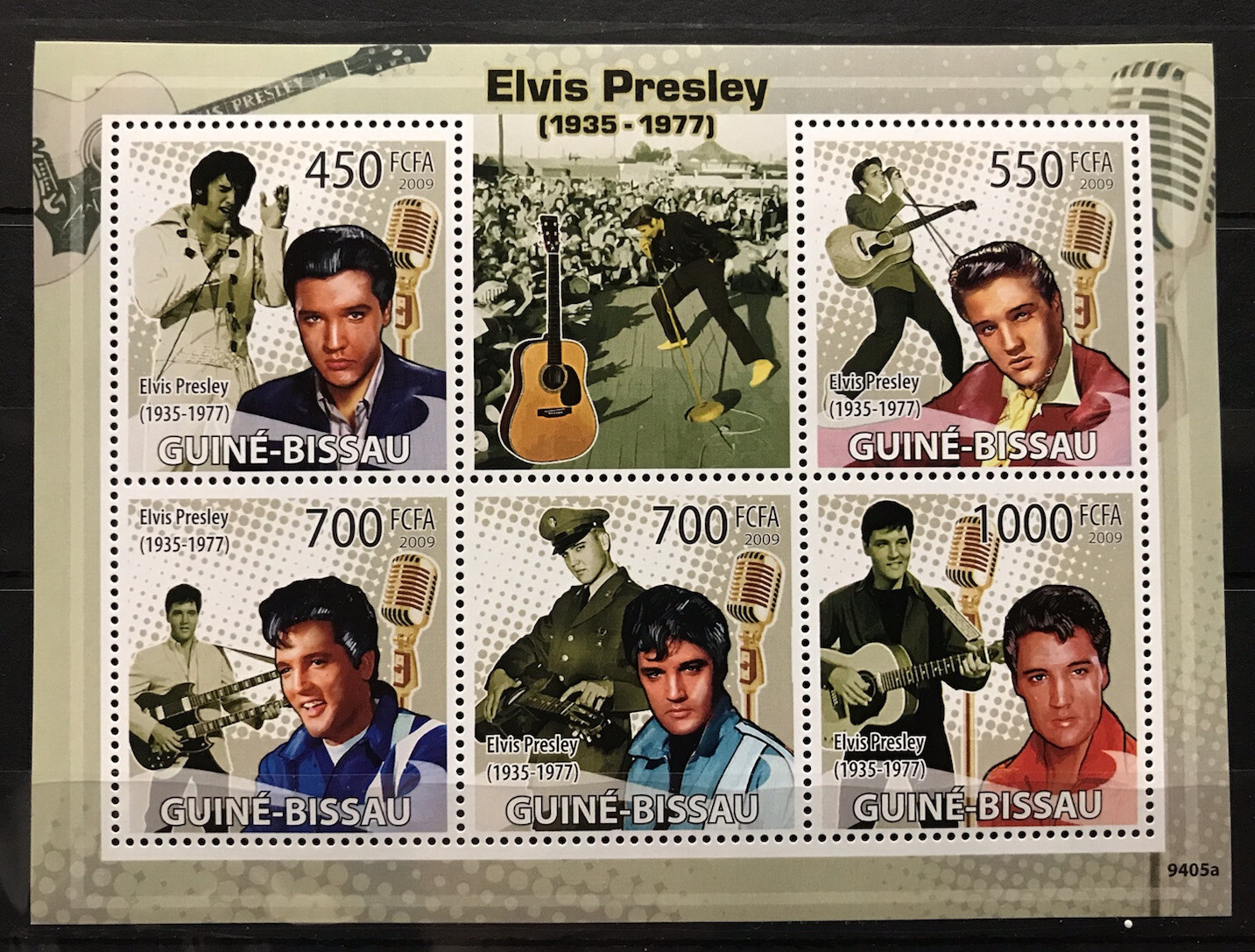 Elvis Presley - American Singer Rock and Roll on stamps Timbres - MNH ...