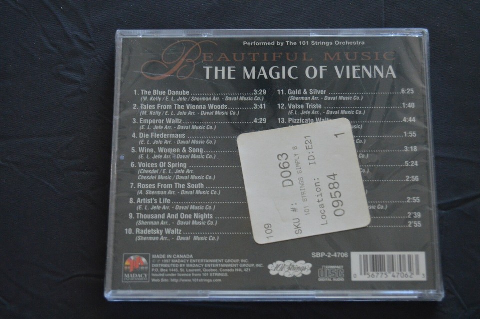 101 Strings: The Magic Of Vienna (CD, 1997 Madacy) | eBay