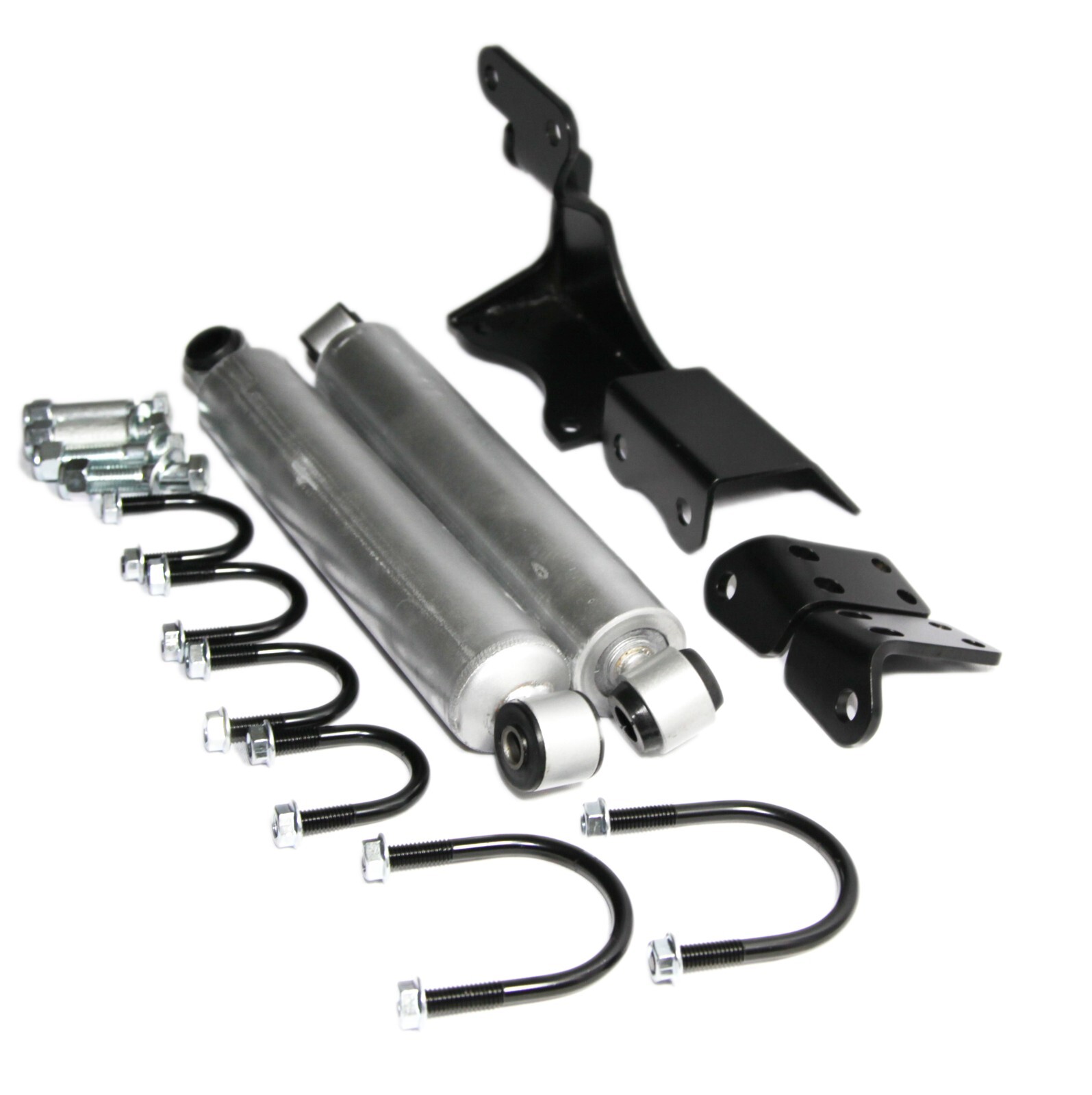 Steering Stabilizer Dual Shock Kit For07-18 Jeep Wrangler (JK) 2Door 2 ...