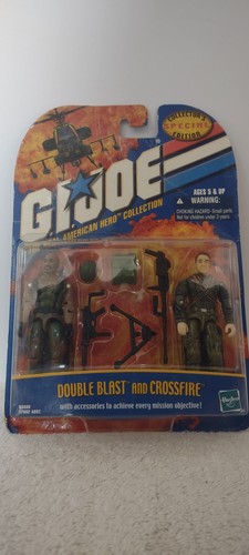 GI Joe A Real American Hero Double Blast and Crossfire 2 Pack MIP | eBay